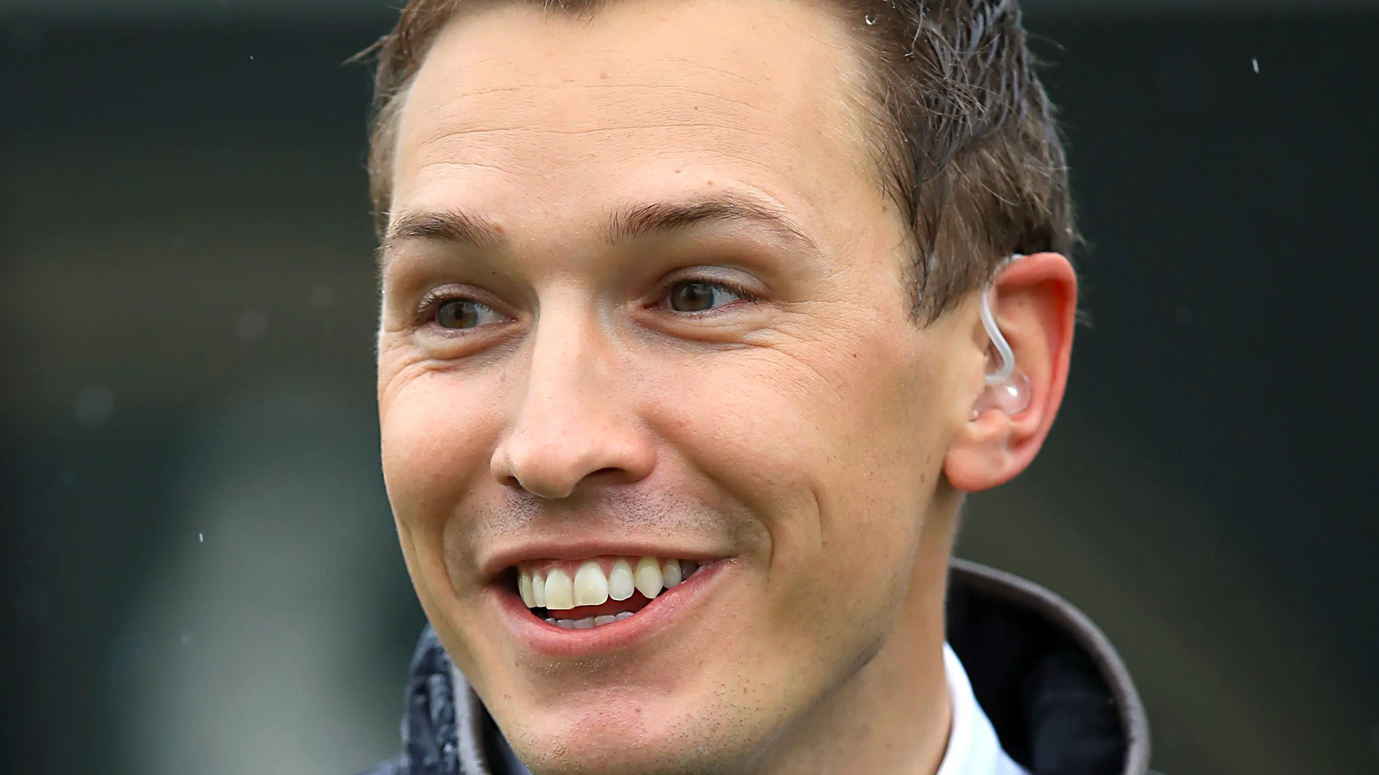 Presenter Oli Bell going for Gold in the National