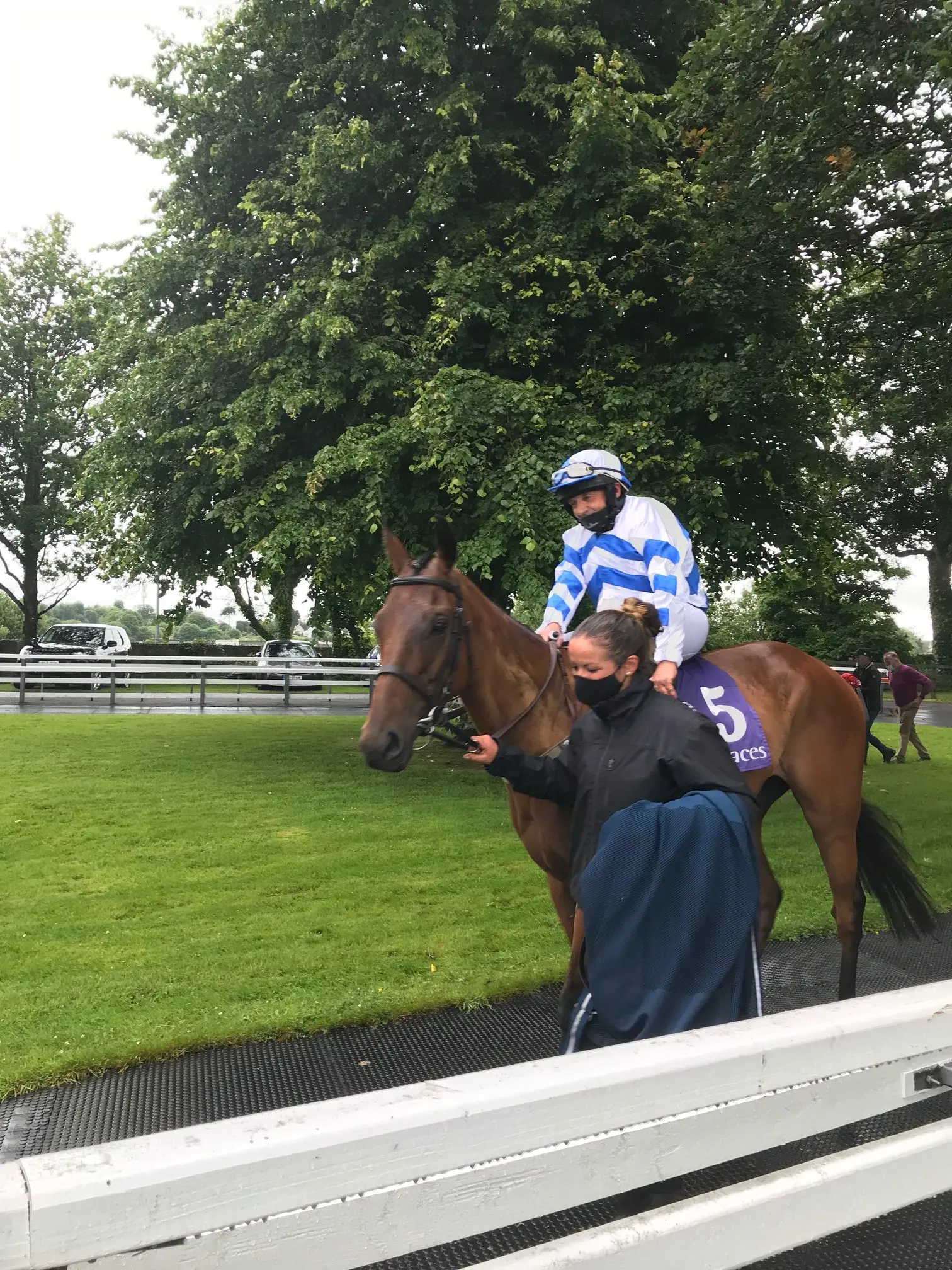 64-year-old Liam Burke finishes sixth on return to saddle at Sligo