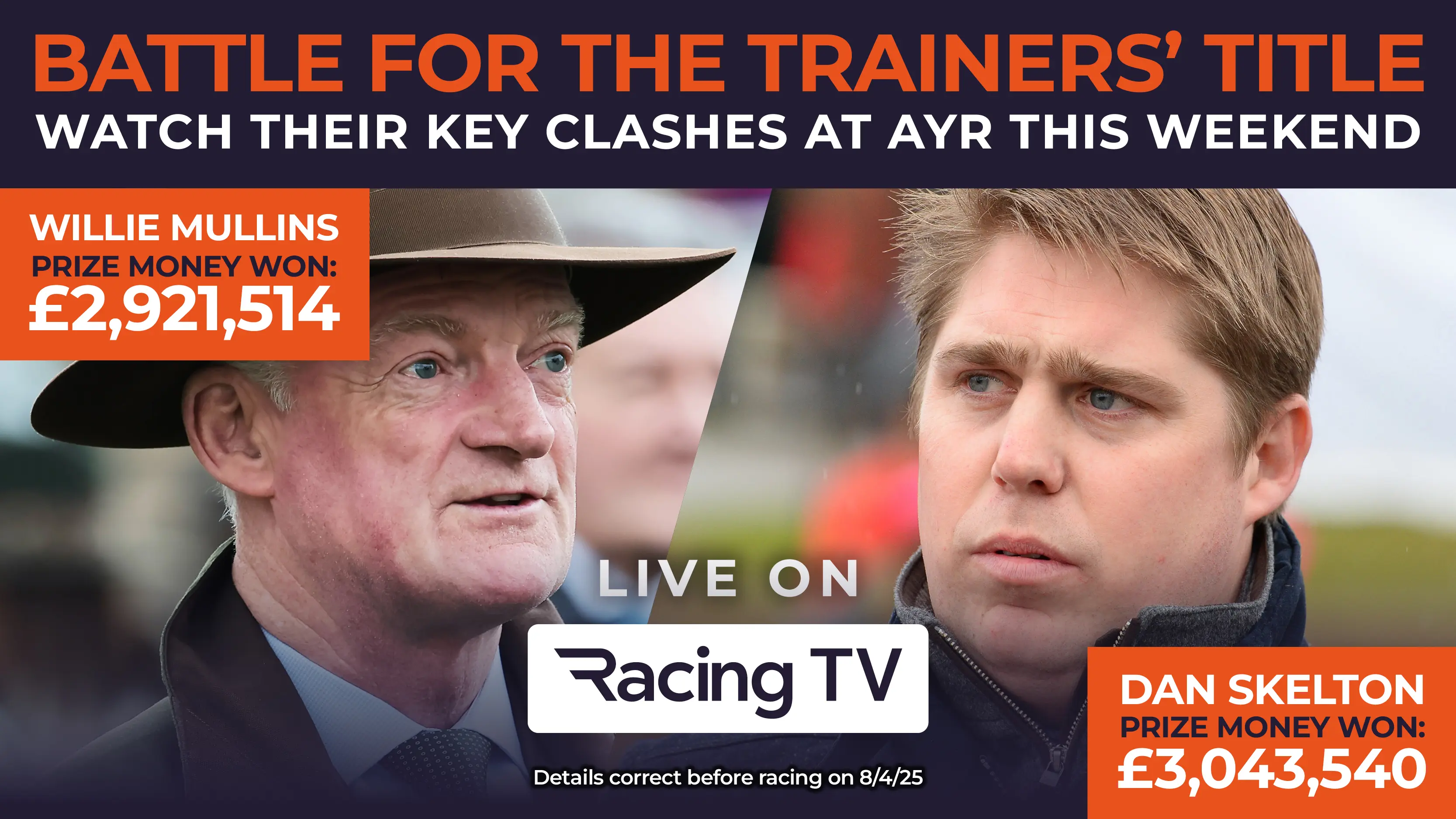 Battle for the trainers' title: the key clashes at Ayr