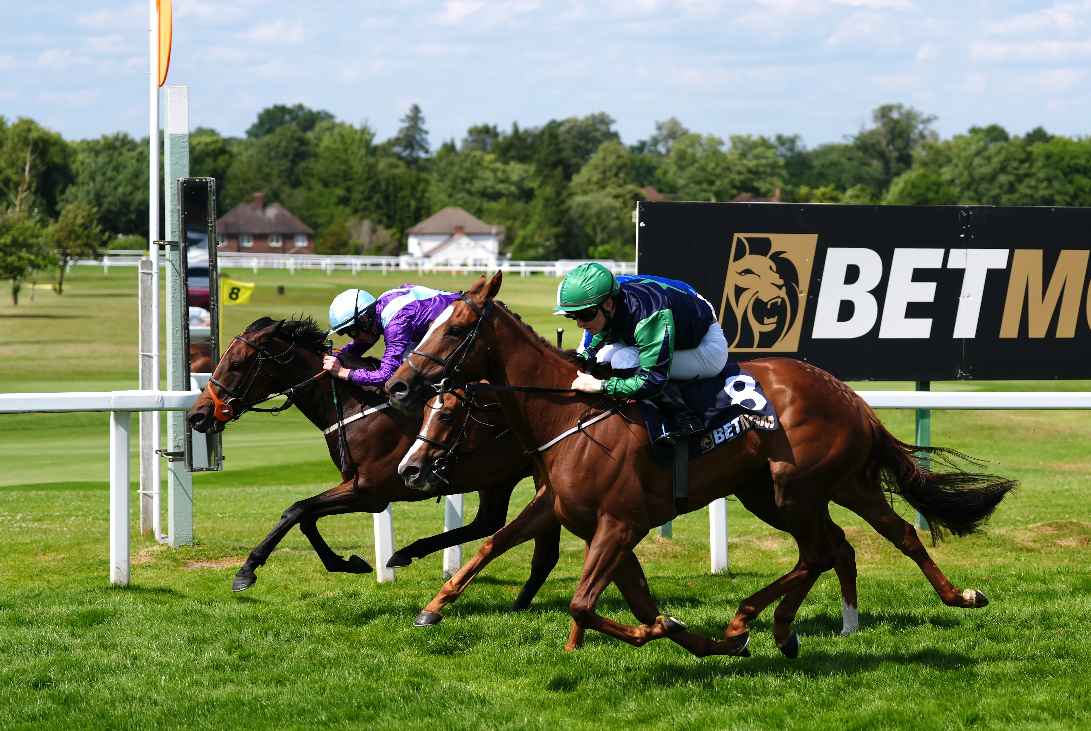 Watch: Colin Keane weaves magic on first Sandown ride