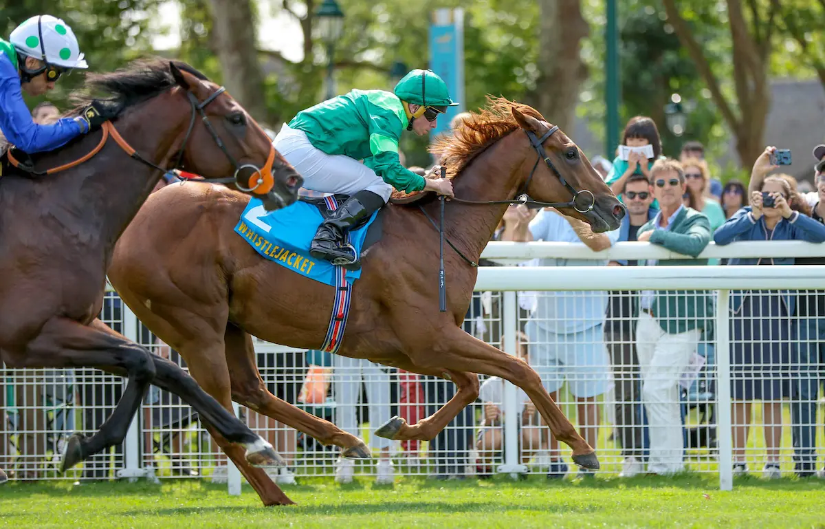 Whistlejacket repels Rashabar to take Morny glory