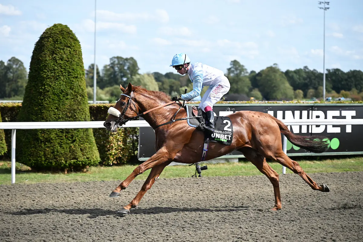Giavellotto surprises hot favourite Kalpana in September Stakes